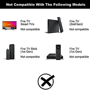 VEPRAG Voice Remote (3rd Gen) Compatible with Fire TV Stick 4K, Fire TV Stick (2nd & 3rd Gen), Fire TV Cube (1st & 2nd Gen), Fire TV (3rd Gen), Fire TV Stick Lite