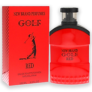 New Brand Perfumes Golf Red EDT Spray Men 3.3 oz
