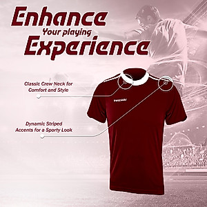 Vizari Velez Jersey, Maroon, Youth Large