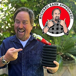 Pocket Hose Silver Bullet 2.0 Expandable Garden Hose 75-FT with Turbo Shot Nozzle, AS-SEEN-ON-TV, Lead-Free, Solid Aluminum Connectors, Easy On/Off Valve, Kink-Free, Leak-Proof