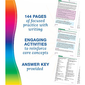 Spectrum Writing Workbook Grade 4, Informative, Opinion, Dialogue, Letter, and Story Writing Prompts, Writing Practice for Kids, Classroom or Homeschool Curriculum (Spectrum Writing)