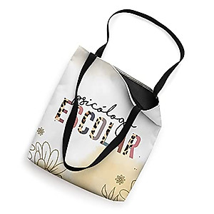 Bilingual School Psychologist Leopard Psicologa Escolar Tote Bag
