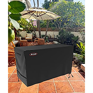 ATYARD 55-inch Outdoor Cover for Keter Unity XL Portable Table - UV Resistant, Breathable, All Weather (55" L x 24" W x 32" H)Black
