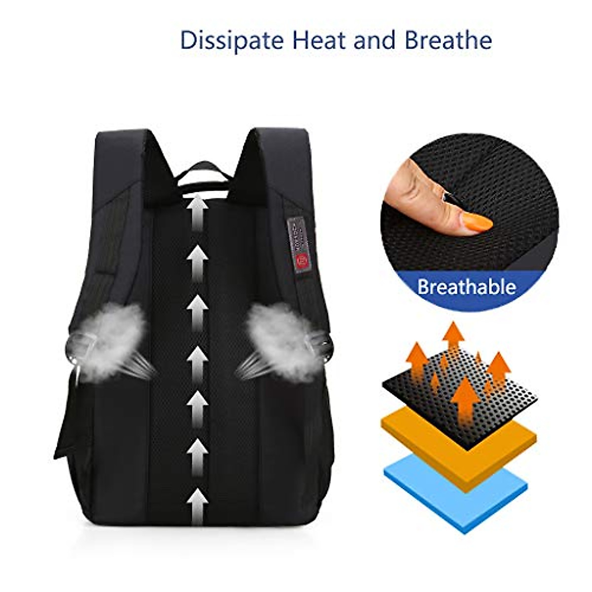 HOPYOCK® Kids Backpacks for Boys,Multi-Pocket Primary and Middle School Bookbags for Boys with Reflective Design,Fit for 6-16 Years Old