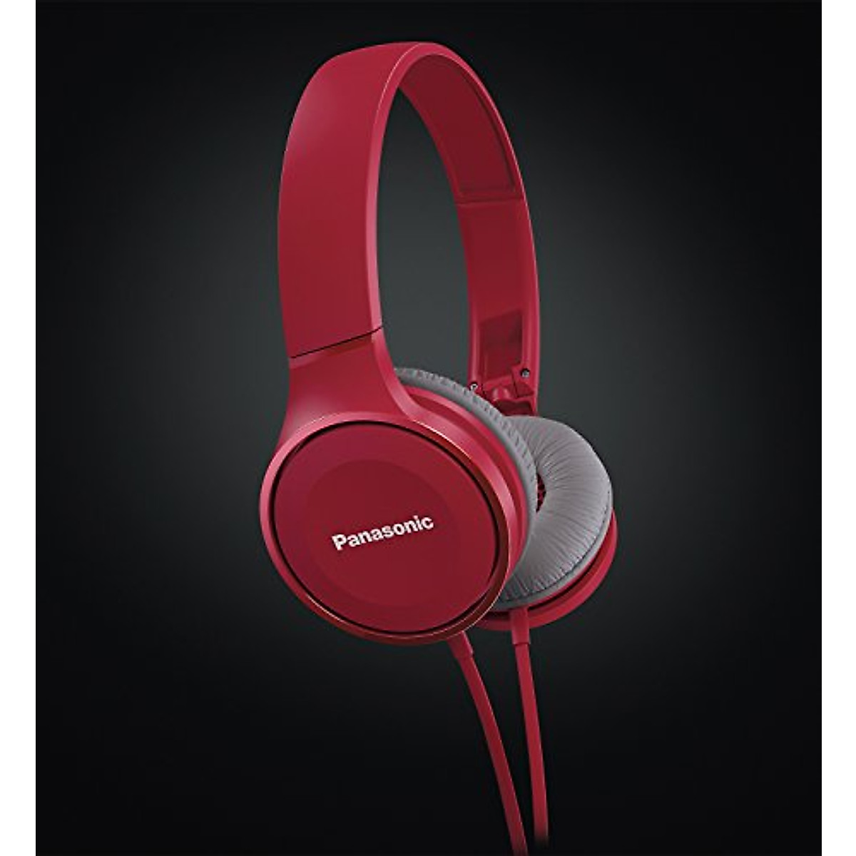 Panasonic Lightweight Headphones with Microphone, Call Controller and 3.9 ft Audio Cord Compatible with iPhone, BlackBerry, Android - RP-HF100M-P - On-Ear Headphones (Pink)