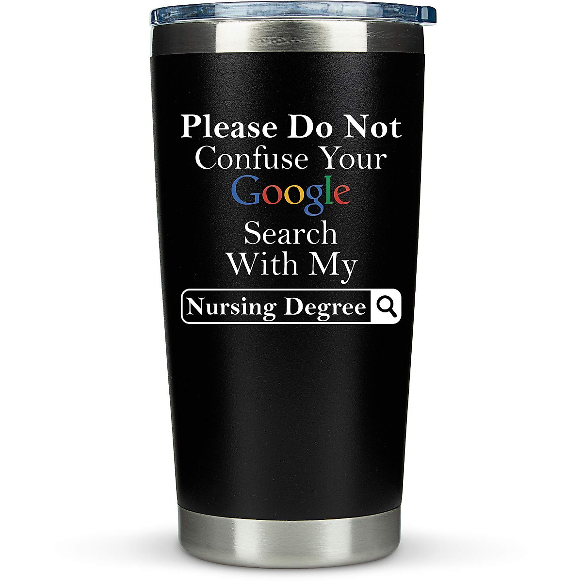KLUBI Nurse Travel Mug Gifts for Women - Google Search Travel Coffee Mug/Tumbler 20oz -Funny Gift for Nurses, Women, Men, Nurse Practitioner, Female, Male, Bulk, Nursing Assistant