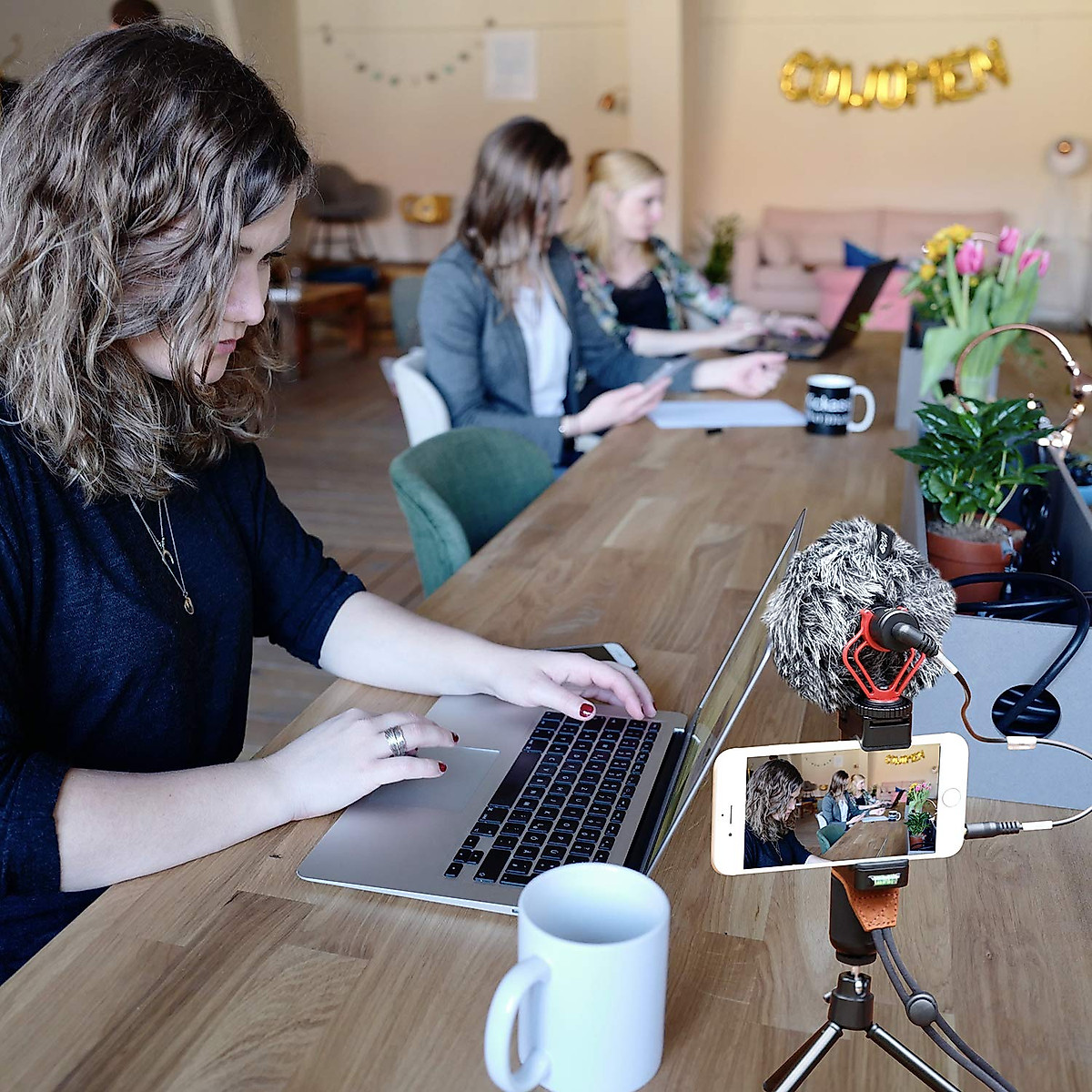 BOYA Triple Mount Brackets ABS Plastic with Shoe Mount Adapter in Red & Black for BY-MM1 Mini Cardioid Shotgun Microphone and other Brand Similar Shotgun Microphones (3 pack)