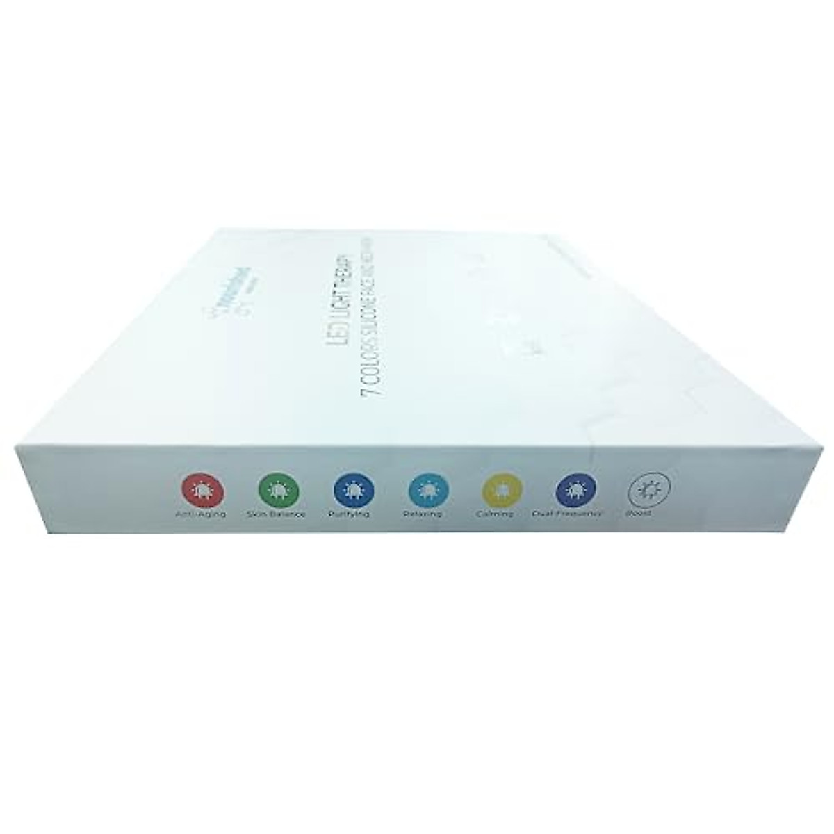 Nourished Bodynskin LED Light Therapy Face & Neck Mask - Facial Skin Care Device - 7 Colors Red & Blue - Rejuvenation, Anti-aging Product for Wrinkles