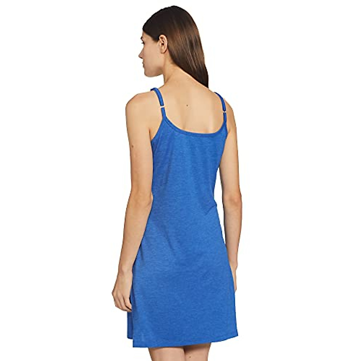Stylore Nightgown for Women Soft Sleeveless Short Sleepwear Melange Blue XL
