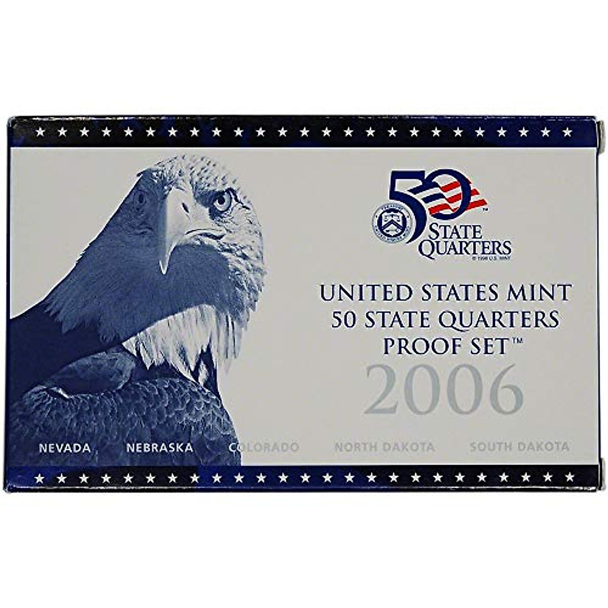 2006 S U.S. Mint Proof State Quarter Set - 5 Coins - OGP Original Government Packaging Superb Gem Uncirculated