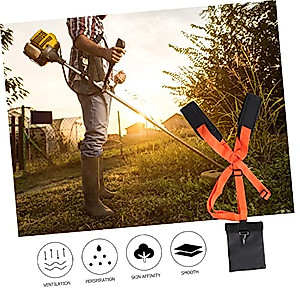 HANABASS 5pcs Nylon Shoulder Adjustable Cutter Double Grass Trimmer Trimmers Harness for Brushcutters Wacker Parts Garden Lawn Strap Padded Blower Mower Adjuestable Carrying Eater