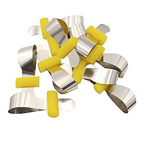 TEPTOARCH Lab Forming Sheet 50pcs/Box Orthodontic Sectional Contoured Metal Matrice Polyester Dentist Material for Adult/Child