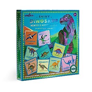 eeBoo: Shiny Dinosaur Memory and Matching Game, Developmental and Educational, Sharpens Recognition, Concentration and Memory, Perfect for Ages 3 and up