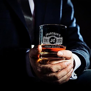 The Man The Myth The Legend Custom Rocks Glass (Customized Product)