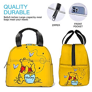 Cartoon Lunch Bag For Women Men Insulation Portable Lunch Box Tote Bags for Work Picnic Travel Gifts
