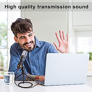 SHULIANCABLE 3.5mm to 6.35mm Stereo Audio Cable, 6.35 1/4" Male to 3.5 1/8" Male TRS Stereo Audio Cable for Guitar,iPod, Laptop, Home Theater Devices,Smartphones,and Amplifiers (10Ft/3M)