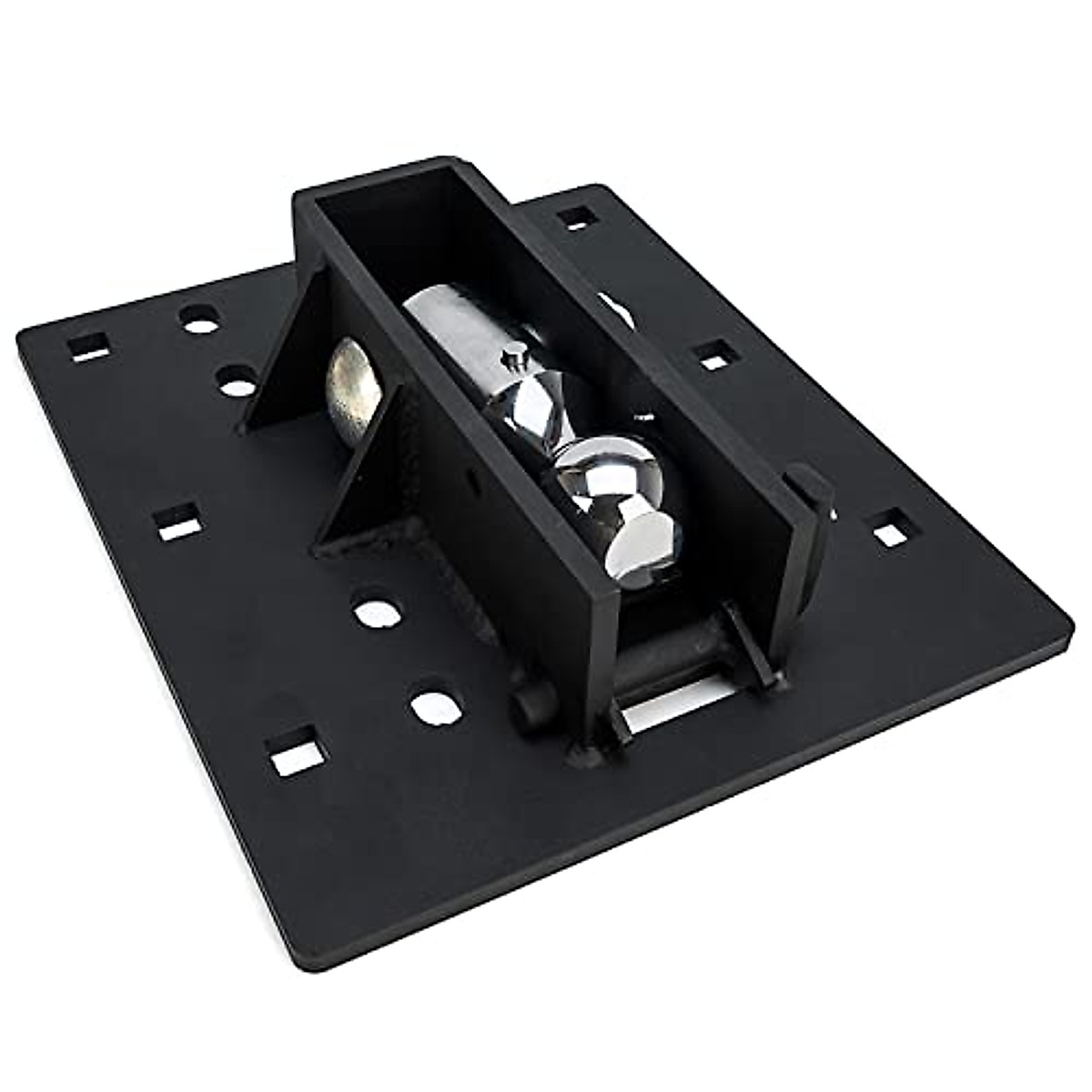 Folding Ball Gooseneck Hitch 61052 30,000 lbs Compatible with Chevrolet Silverado/GMC Sierra/Ford/Dodge Ram and Other Models Black 2-5/16 Inch Ball