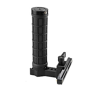 CAMVATE Quick Release Rubber Grip Top Handle with Nato Rail for Blackmagic Pocket Cinema Camera (Black) - 1499