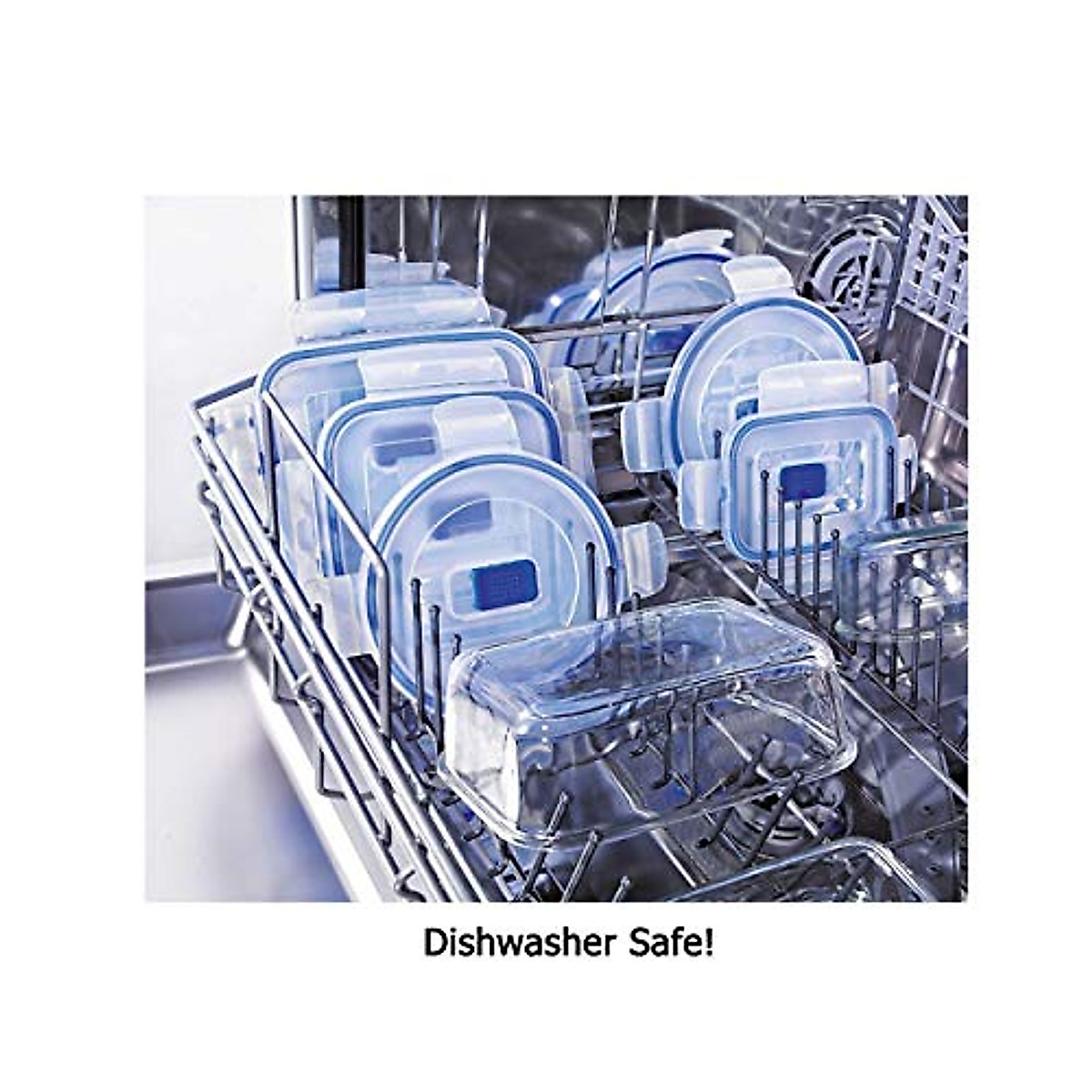 Luminarc Pure Box Active Glass Food Storage Container with Sliding Vent Lid (Rect. 8.3 Cups / 2L)