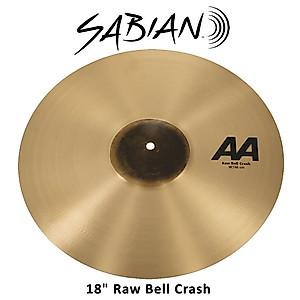 SABIAN 18" AA Raw Bell Crash, Brilliant Finish