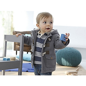 GETUBACK Baby Boy's Girls Kids Hooded Fleece Coat Winter Outwear Grey 18M