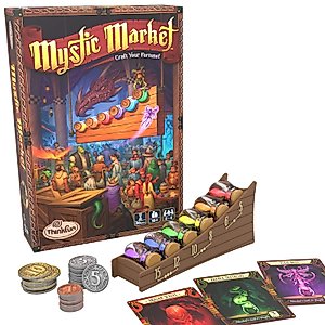 Think Fun Mystic Market: Bring The Magic to Your Board Game Night! for Ages 10+