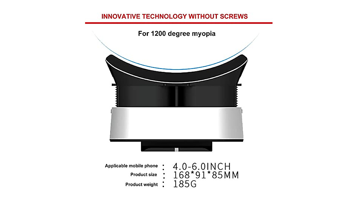 Vr 3D Virtual Reality Glasses, FOV 110° Wide Viewing Angle, Eye ...