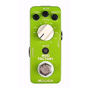 Mooer EQ Effects Pedal, 2.25 x 4.25 x 1.75 (Mod Factory)