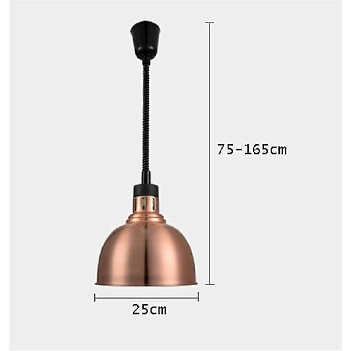 Heat Lamp Food Warmer Professional Heat Lamps Food Holding Warming Equipment Buffet Warmer with Bulb,Barbecue Light Food Insulation Lamp,