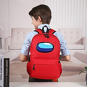 Travel Backpack for Women (17-Inch), Kids Backpack for Girls boys Hiking Bookbag Suitable For Students Lightweight Laptop Backpack(Red)