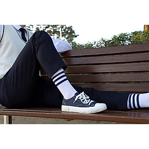 MK SOCKS 5 PCS Sets Premium Cotton Athletic Sports Running Retro Cute Matching School Crew Socks For Men/Women