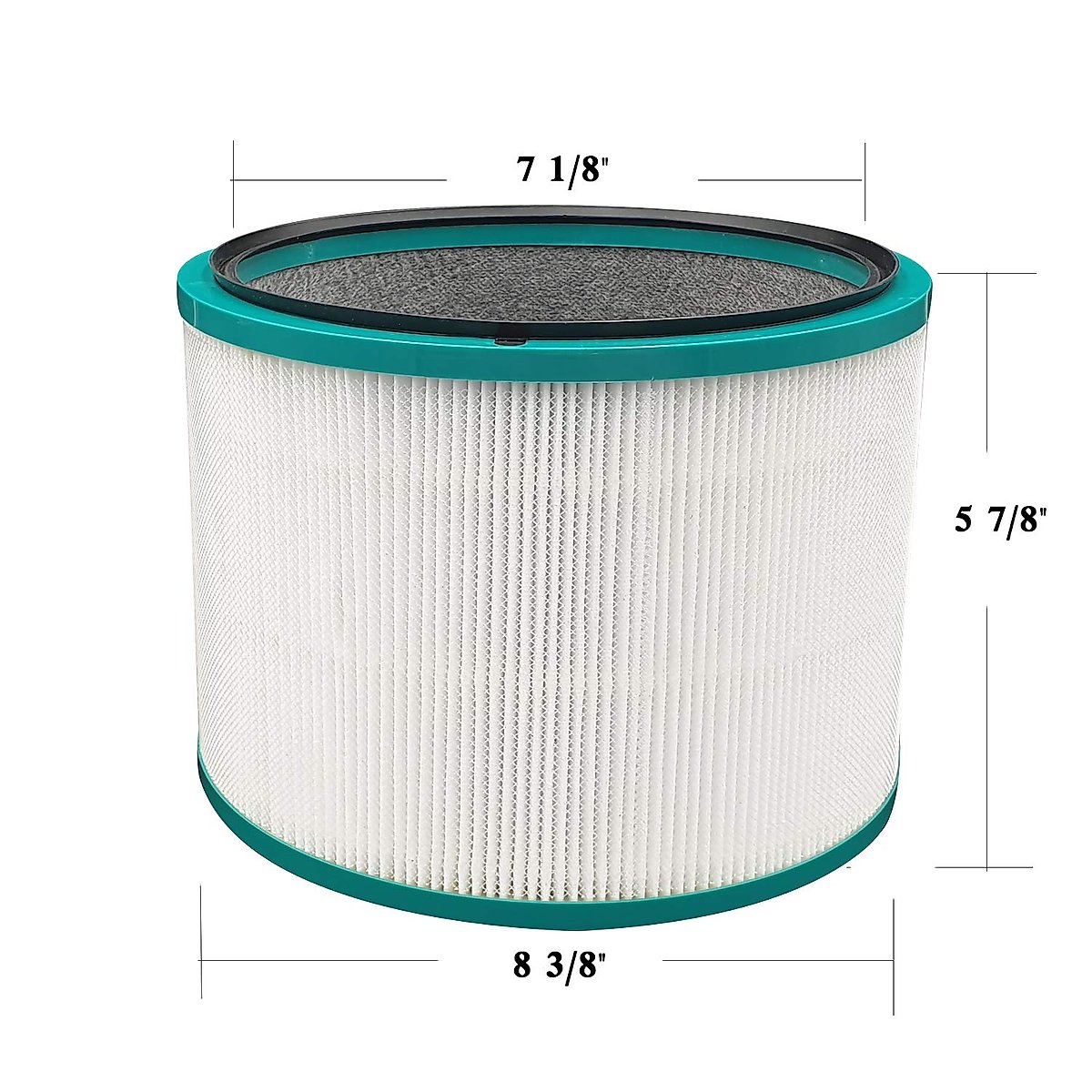 Purefil Filter Replacement for Dyson HP01 HP02 HP03 DP01 DP03 Pure Hot + Cool Link Desk Purifiers Compatible with Part # 968125-03