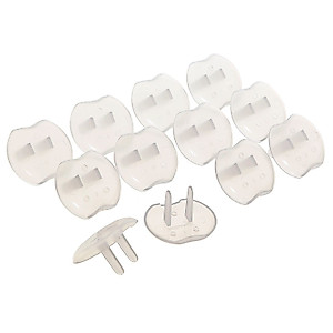 Dreambaby Plastic Baby Safety Outlet Plug Covers - 12 Pack - Outlet Covers Baby Proofing