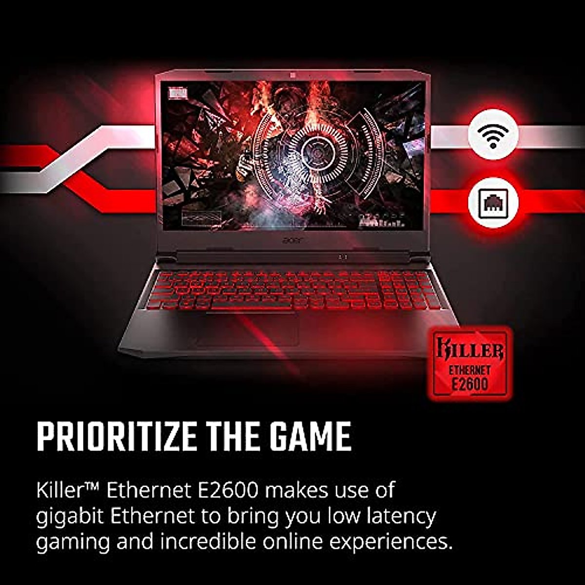 acer Nitro 5 Gaming Laptop, 15.6" FHD 144Hz IPS Display, Intel Core i5-10300H Processor, GeForce RTX 3050 Laptop Graphics, 32GB DDR4, 1TB NVMe SSD, Intel Wi-Fi 6, Backlit Keyboard, Windows 10