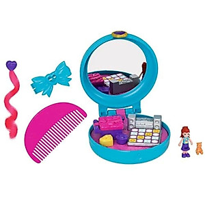 Mattel Birthday Clip and Comb Polly Pocket Compact