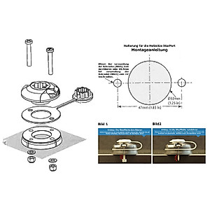 Railblaza 03400121 StarPort Mount (Pack of 2) - White