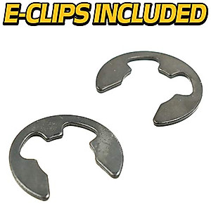 HD Switch Front Wheel Bearing Bushing & Hardware Rebuild Kit Replaces Husqvarna Craftsman AYP Poulan Huskee Weed Eater Roper Ryobi 532124959 532009040 583652701 106732X613 491334MA Lawn Mower Tractor