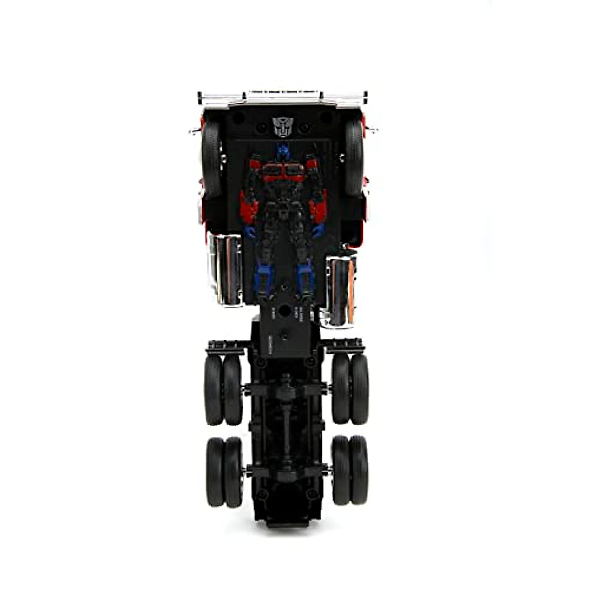 Transformers Rise of The Beast 1:24 Optimus Prime w/Robot On Chassis Die-Cast Car, Toys for Kids and Adults