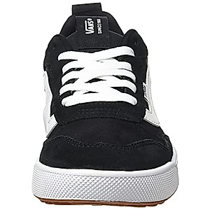 Vans Unisex Range Exp Suede Canvas Sneaker - Black/White 8