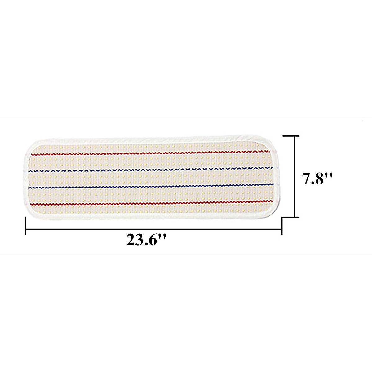 Kids Rug Montessori Mat Children Playing Mat for Nursery Cotton Working Rug Small Hand Woven Rug, 23.6''×7.8''