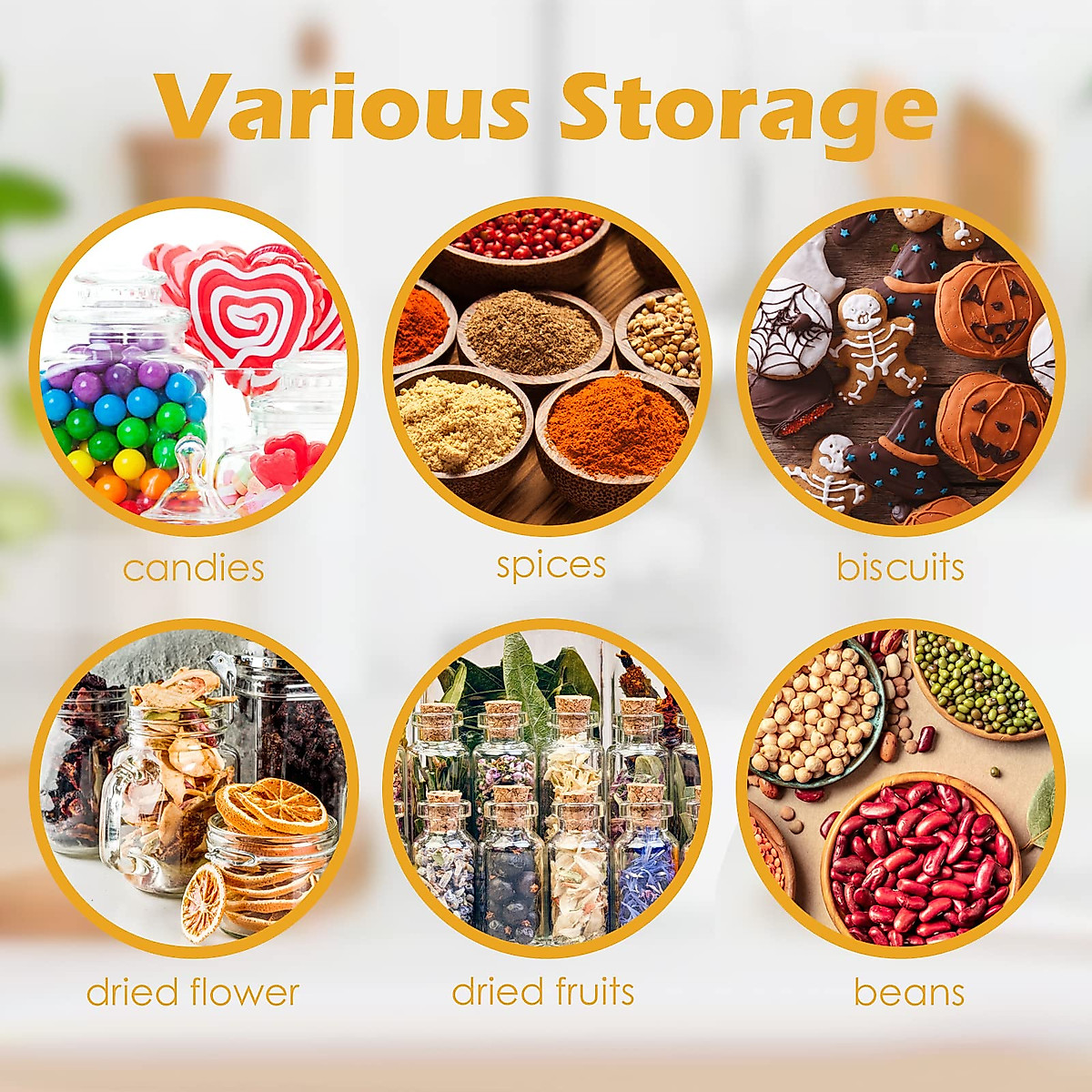 Sunnyray 24 Pieces 27 oz Clear Plastic Jars with Lids Airtight PET Plastic Containers Empty Wide Mouth Plastic Mason Jar with Black Screw on Lids for Food Kitchen Organizing Butter Cosmetics Cream