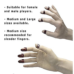 EPIC berry Thumb and Finger Picks - Large Red - Best for Fingerstyle Acoustic Guitar, Banjo or Ukulele. Includes a Pouch.