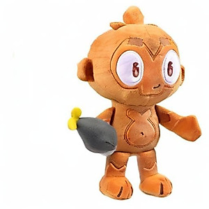 Bloon Td 6 Plush Toy, Funny Plush Monkey Series Plush Doll, Soft Cartoon Plush Pillow, Great Gift for Kids and Game Lovers(Brown Style A)