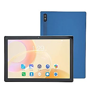 RTLR Office Tablet, 2 Card Slots 10 Inch Tablet Blue for Home (US Plug)