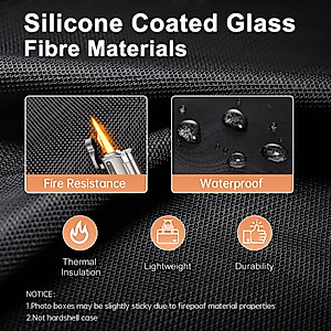 DEEGO Photo Storage Box, Fireproof Waterproof Photo Organizer Box with 16 Inner Photo Storage Box, Durable Large Capacity Photo Storage Containers Photo Case for Photos,Picture,Valuables