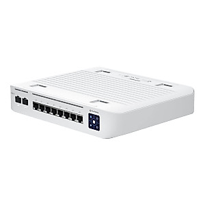 Ubiquiti Networks Managed Layer 3* Switch with (8) 2.5GbE RJ45 Ports with, W126421663 ((8) 2.5GbE RJ45 Ports with PoE+ for Wi-Fi 6 APs and (2) 10GbE SFP+ Ports for BER uplinks UniFi Enterprise)