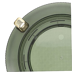 FRCOLOR 2pcs Rotating Storage Tray Skincare Holder Cosmetics Holder Tray Turning Desktop Organizer Makeup Carousel Rotating Kitchen Spice Rack High Capacity to Rotate The pet Brush Holder