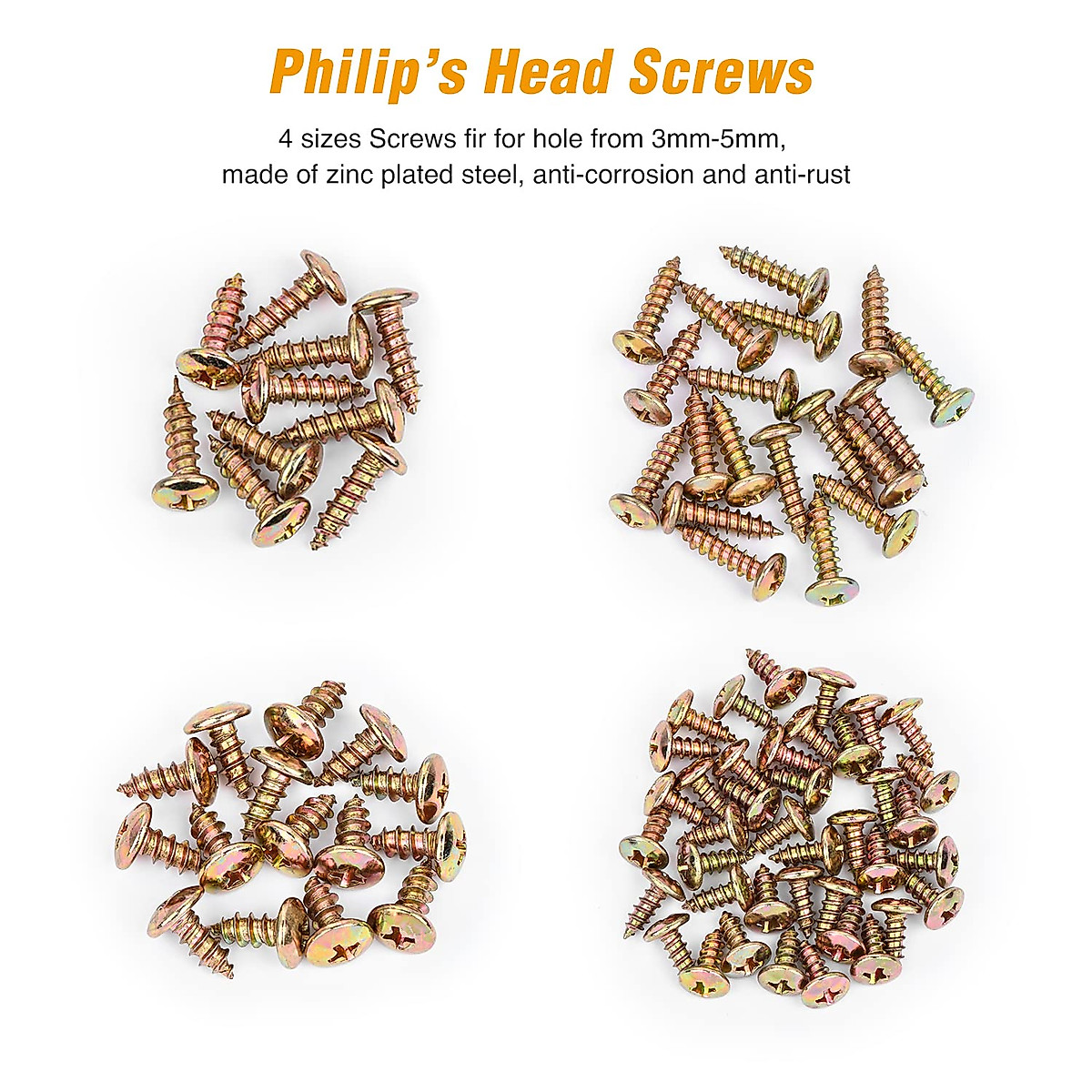 GOOACC 170Pcs Car U-Clip and Screw Assortment Kit 9 Different Sizes Automotive U Nut and Screw Clip Replacement Parts for Dash Door Panel Interior