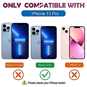 MGQILING Compatible with iPhone 13 Pro Magnetic Glitter Case, Luxury Plating Cute Bling Clear Phone Case, Compatible with MagSafe for Women Girls with Camera Protector Back Cover - Gold