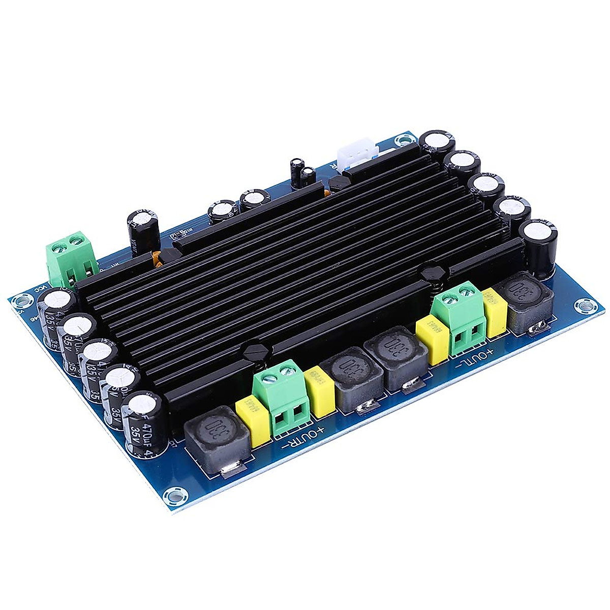 2-Channel Amplifier Module, XHM546 TPA3116D2 High Power Potentiometer Board, Amplifier Module, Speakers for Bookshelf Speakers CRT TVs Home Theater